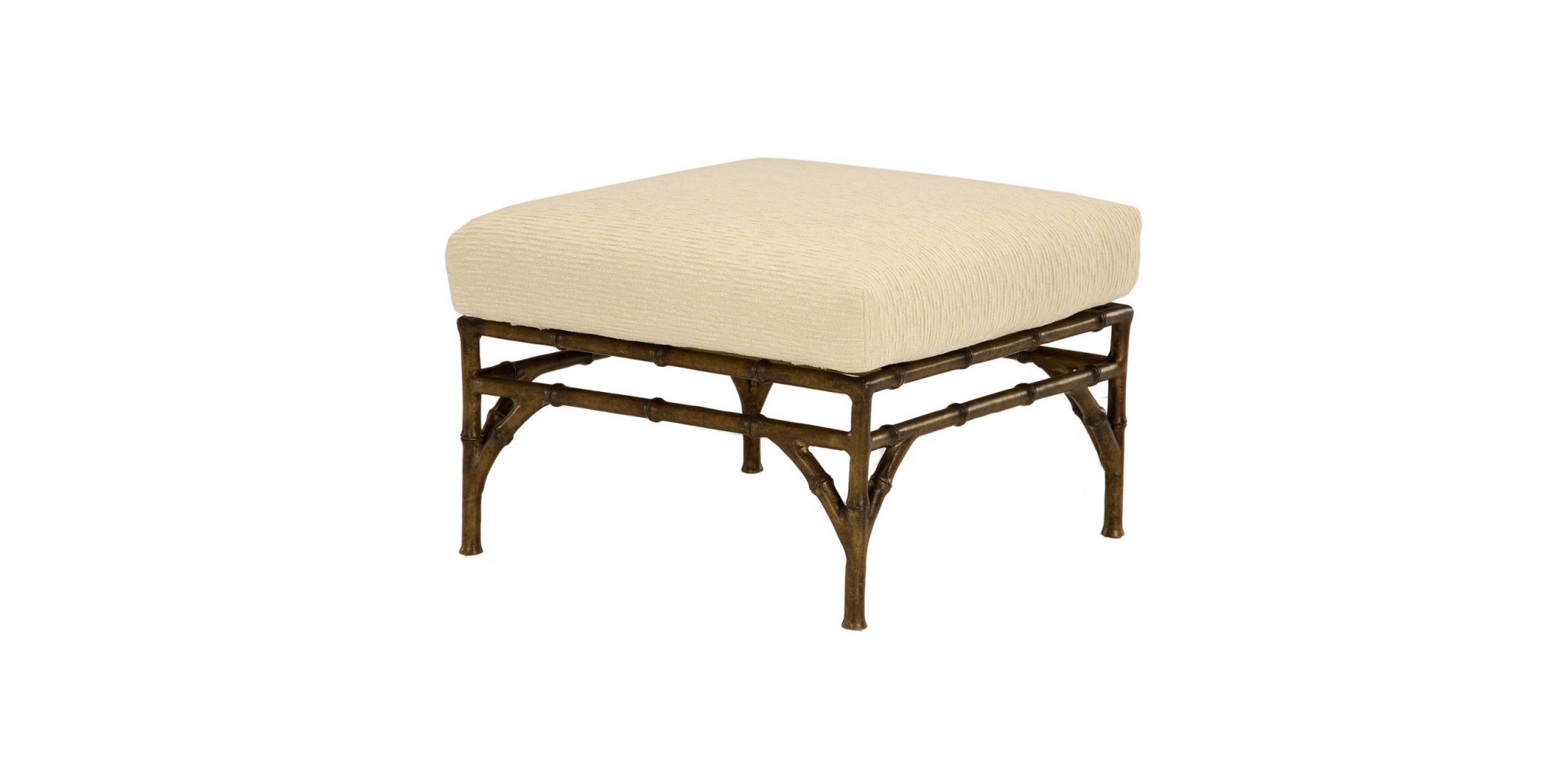 BAMBOO OTTOMAN | Michael Taylor Designs